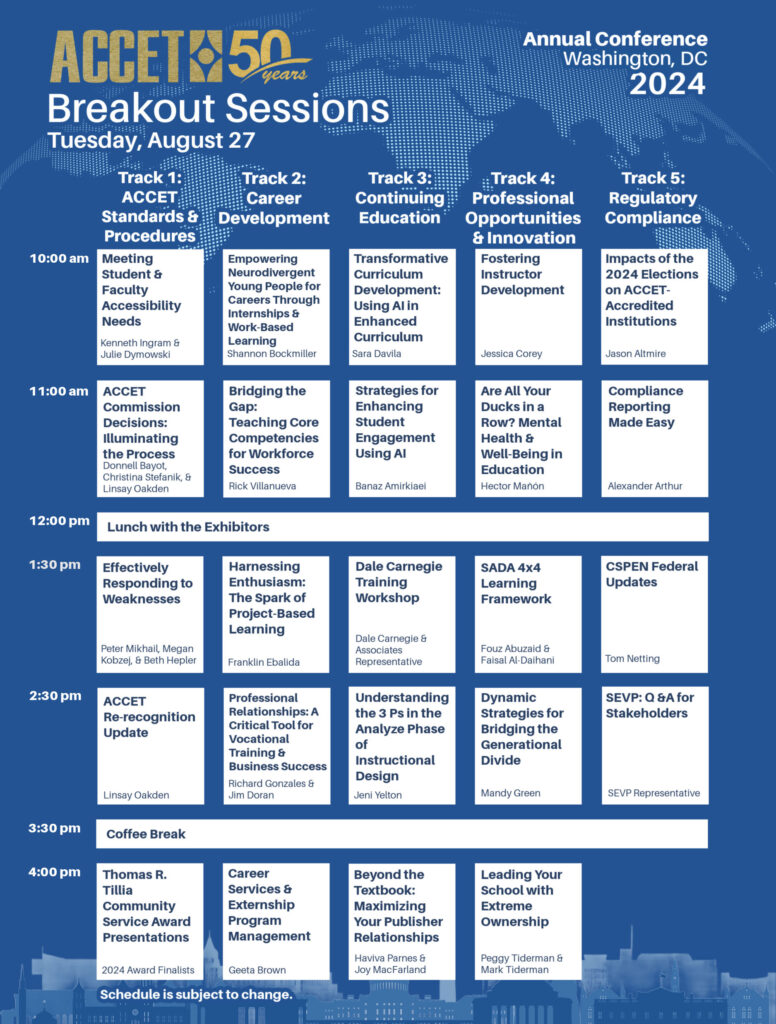 ACCET » Annual Conference